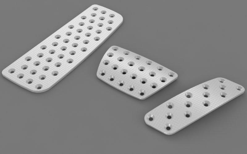 2020 - 2026 Toyota Supra 5th Gen Billet Aluminum Racing Pedal Pad Covers